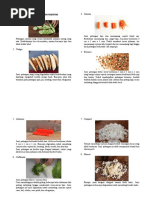 Jenis Potongan Buah, Sayuran Dan Garnish Beserta Penjelasannya | PDF