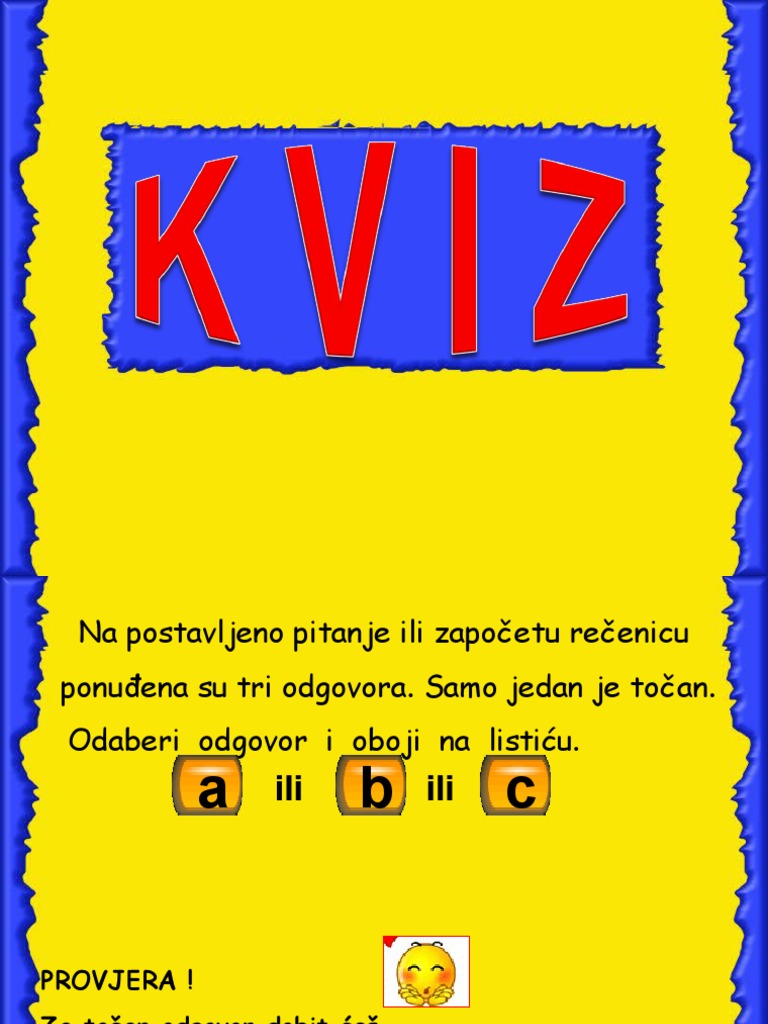 Neta KVIZ - PGZ - Promet 3a | PDF