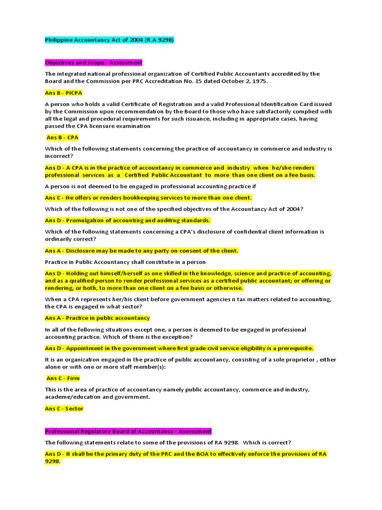 AUD Questions | PDF | Certified Public Accountant | Audit