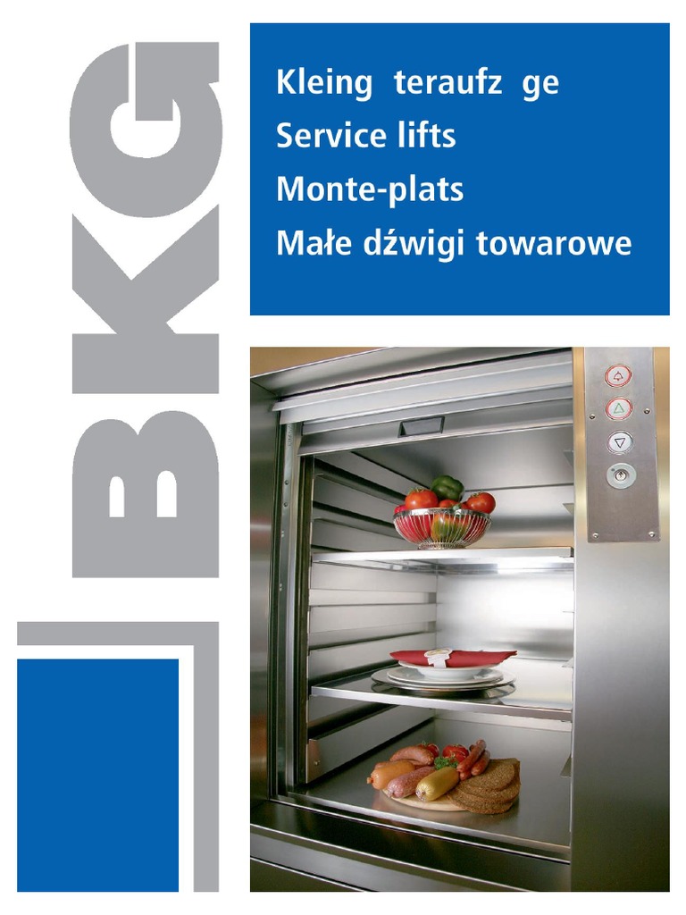 BKG Dumbwaiter | PDF