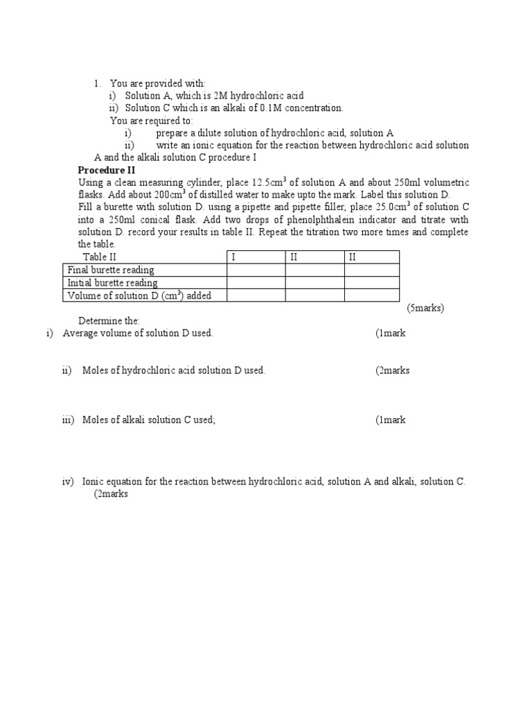 1 Titration Simple 1 Pdf Chemistry Titration