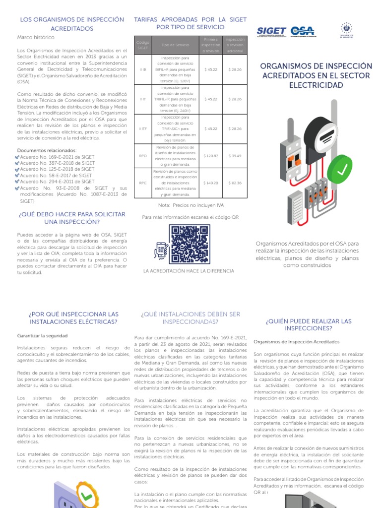 Broshure OIA PDF | PDF | Electricidad | Ingenieria Eléctrica