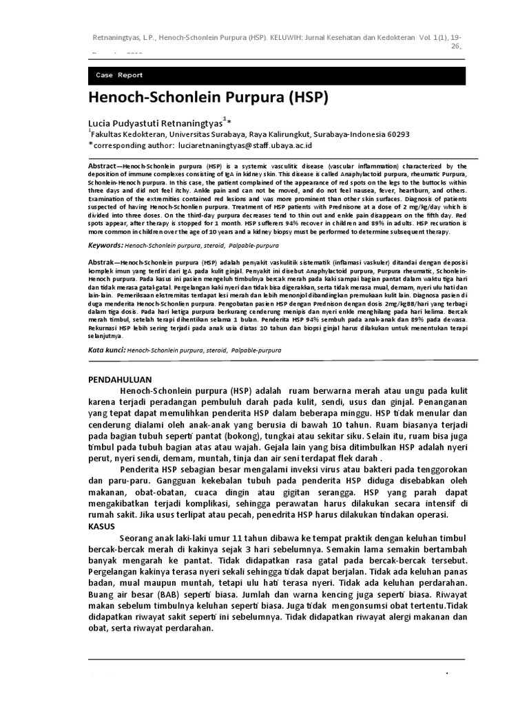 HSP Keluwih | PDF