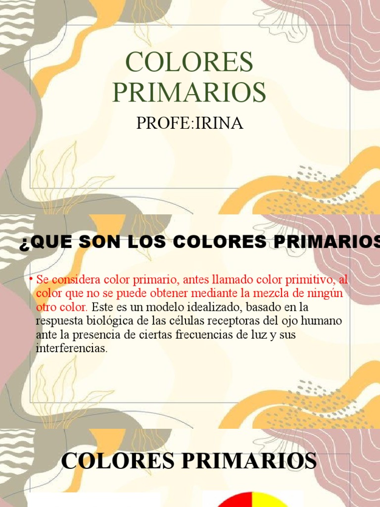 COLORES PRIMARIOS | PDF