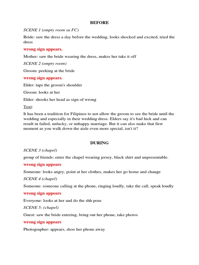 Tiktok Script | PDF | Wedding | Marriage, Unions And Partnerships