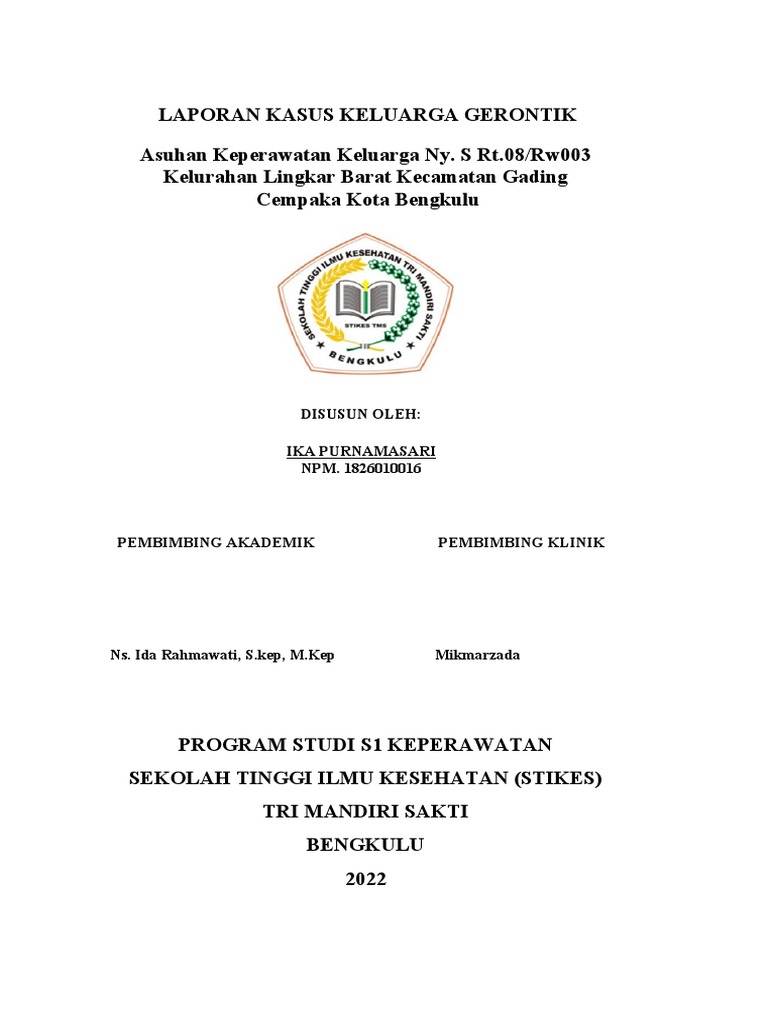 LK Keluarga Gerontik | PDF