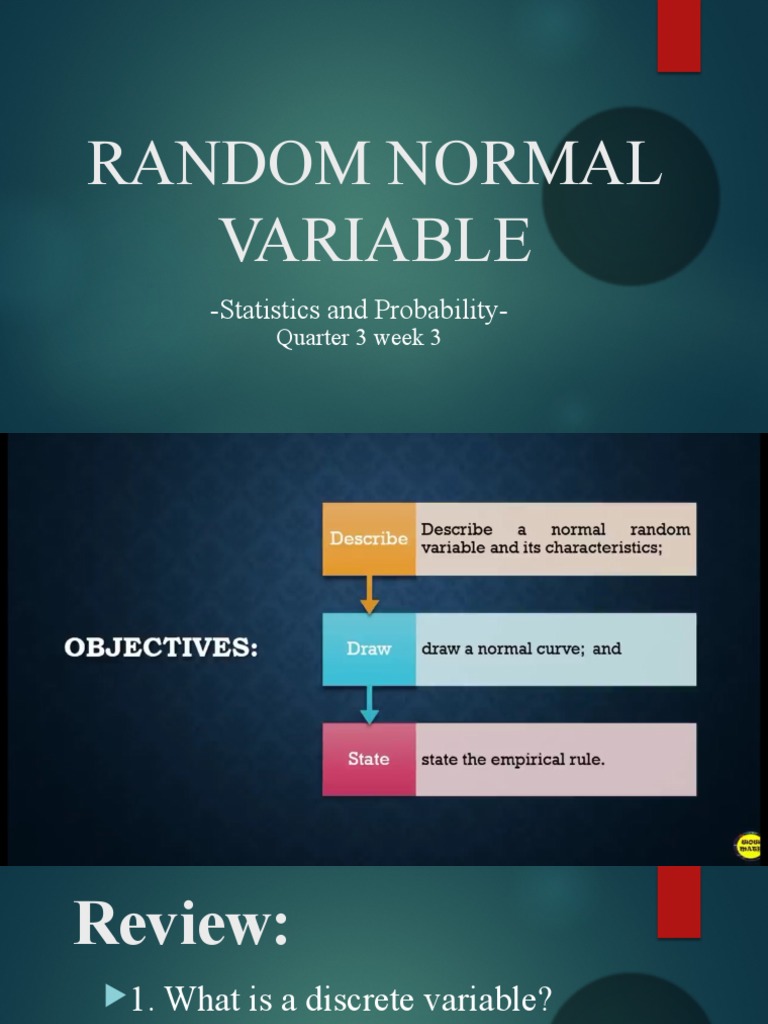 Illustrates A Random Variable | PDF | Normal Distribution | Probability ... Illustrates A Random Variable | PDF | Normal Distribution | Probability ...
