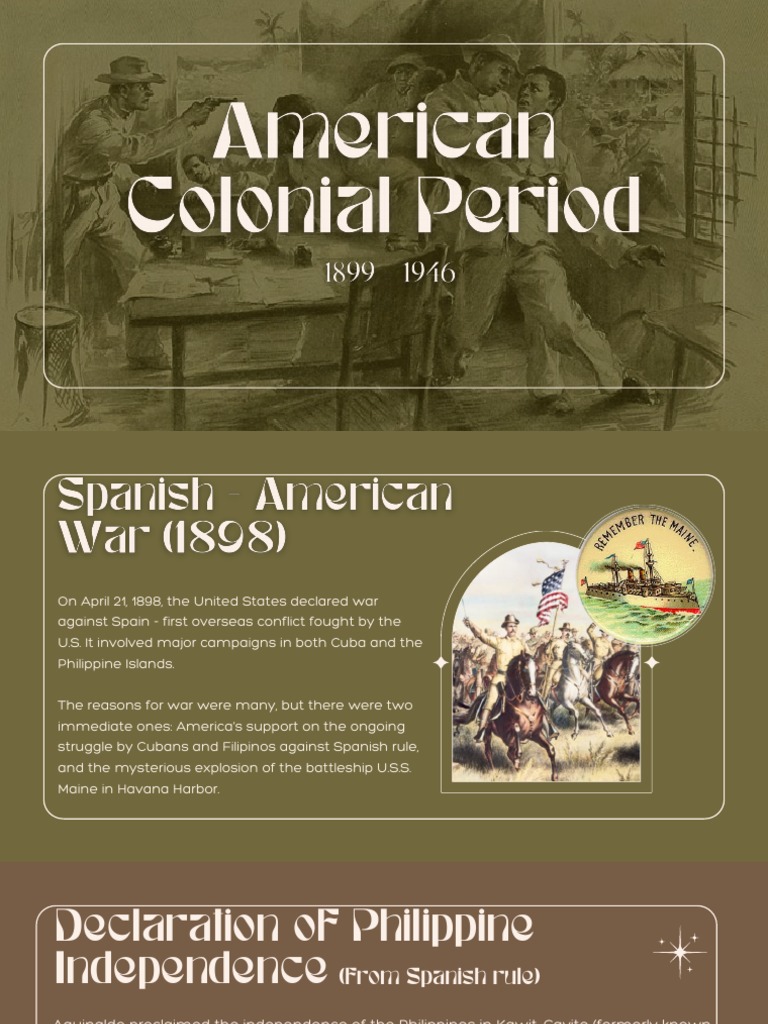 American Colonial Period | PDF | Philippines | Government