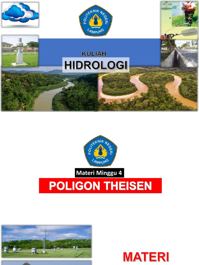 Kuliah Hidrologi Minggu 4 PDF | PDF