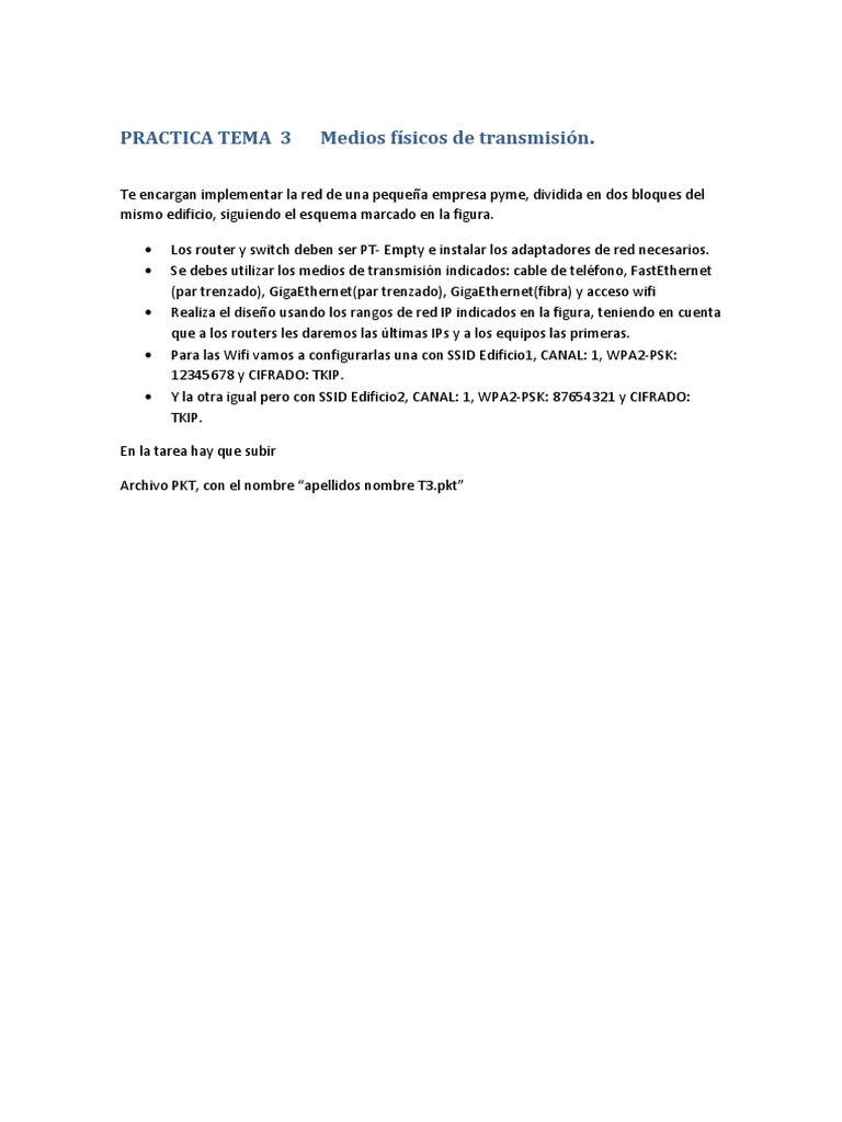 Practica PKT Tema3 | PDF