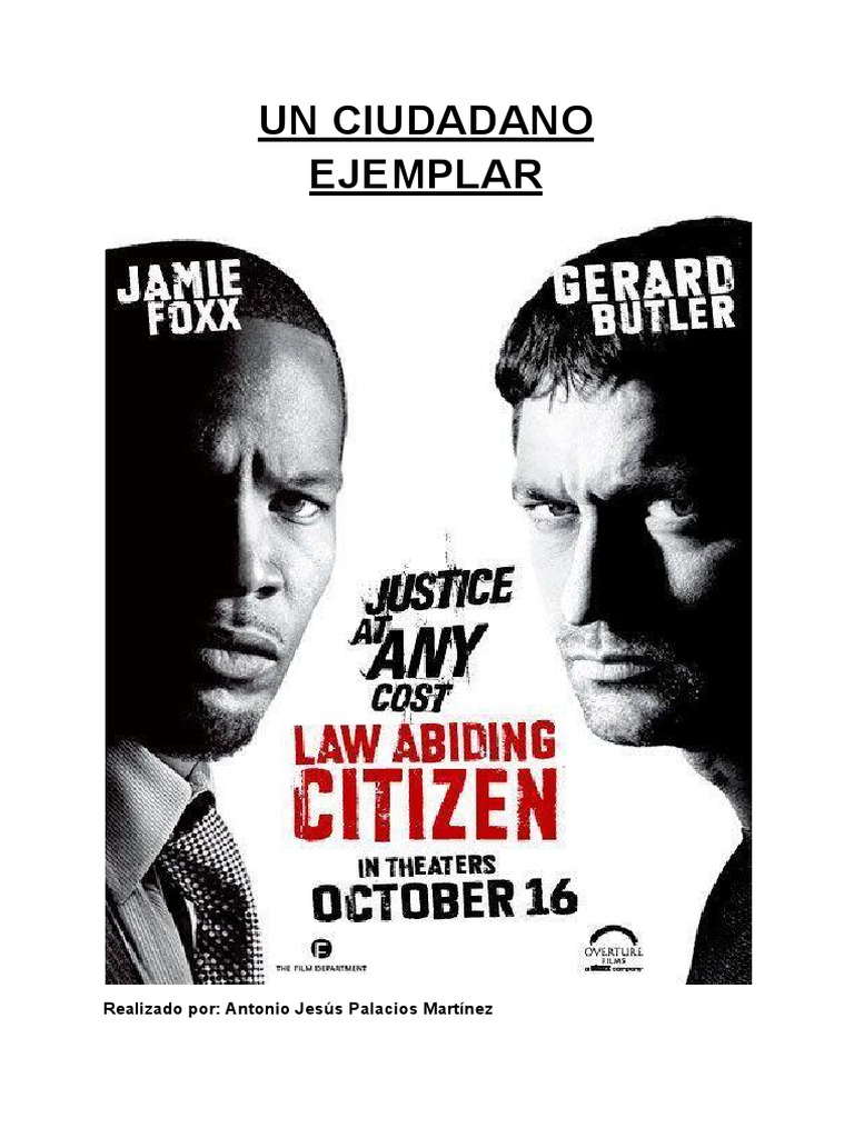 Un Ciudadano Ejemplar PDF | PDF | Asesinato | Juez