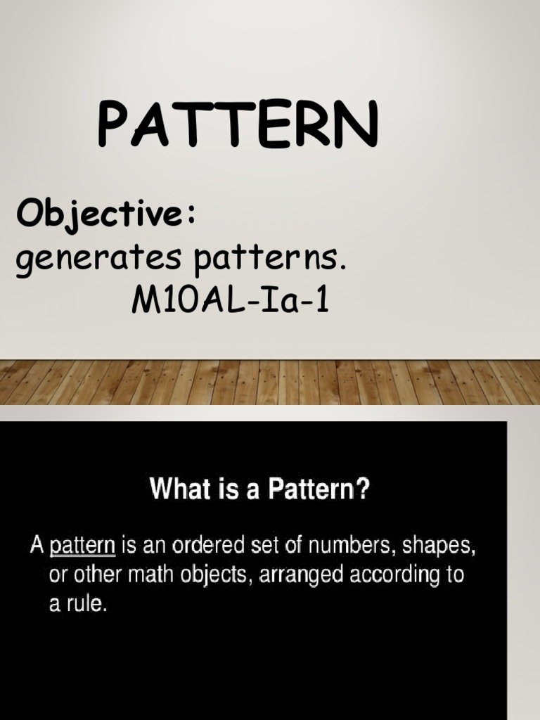 G10 Math Q1 - Week 1 - 2 - Generates Pattern | PDF | Series ...