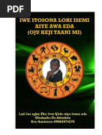 Iwe Asiri Ogun Isenbaye... Volume 1 | PDF | Language Arts & Discipline | Wellness