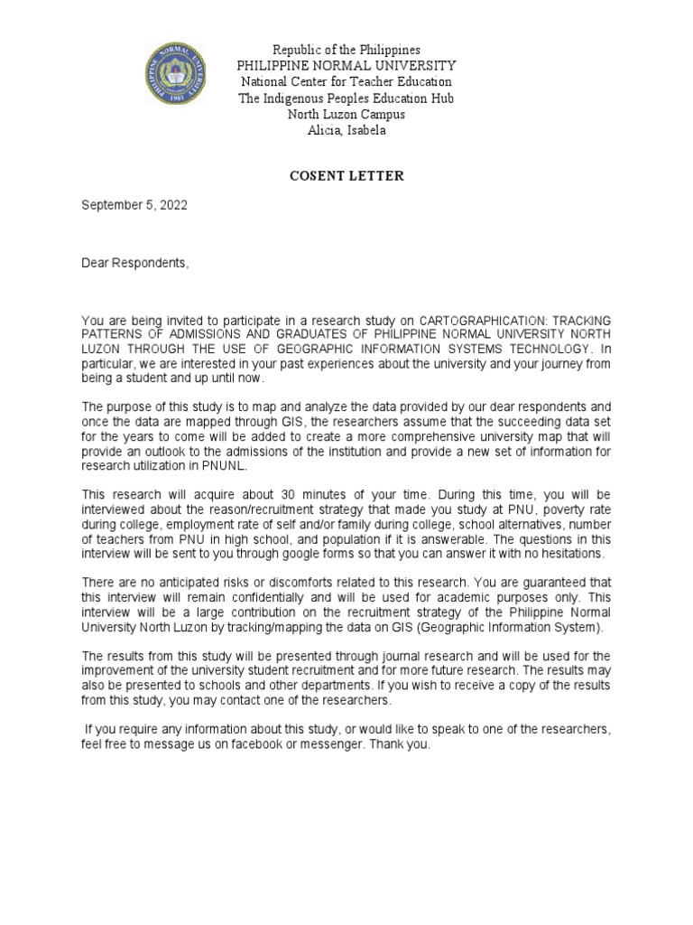 Cosent Letter Research | PDF | Geographic Information System