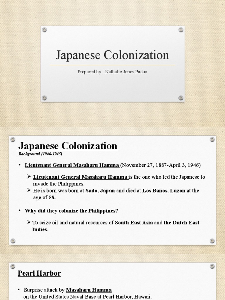 Japanese Colonization-1 | PDF | Empire Of Japan | Poetry