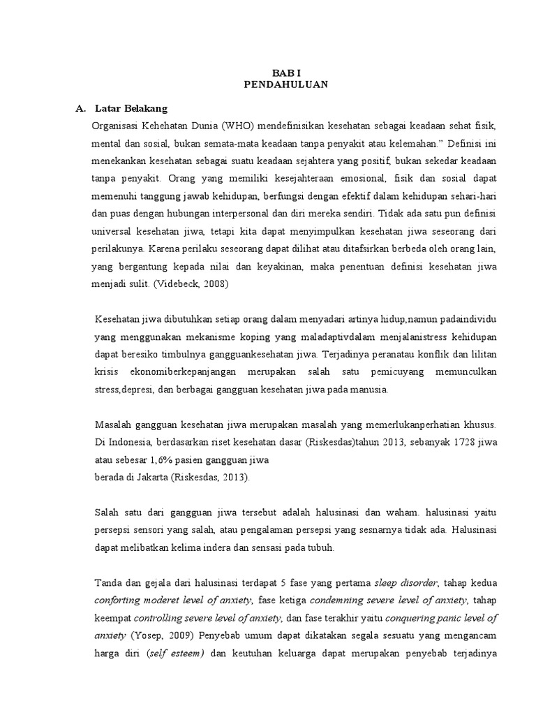 Halu Dan Waham Fix | PDF | Pengembangan Diri