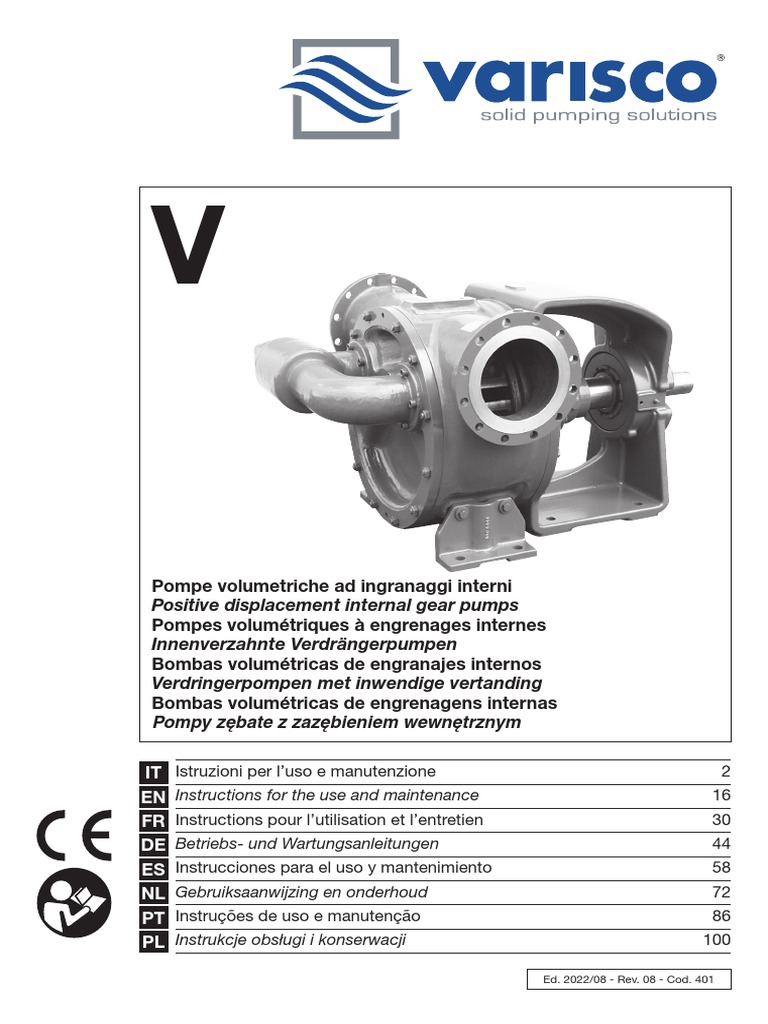 Pompa Varisco - v30-2 Manual PDF | PDF