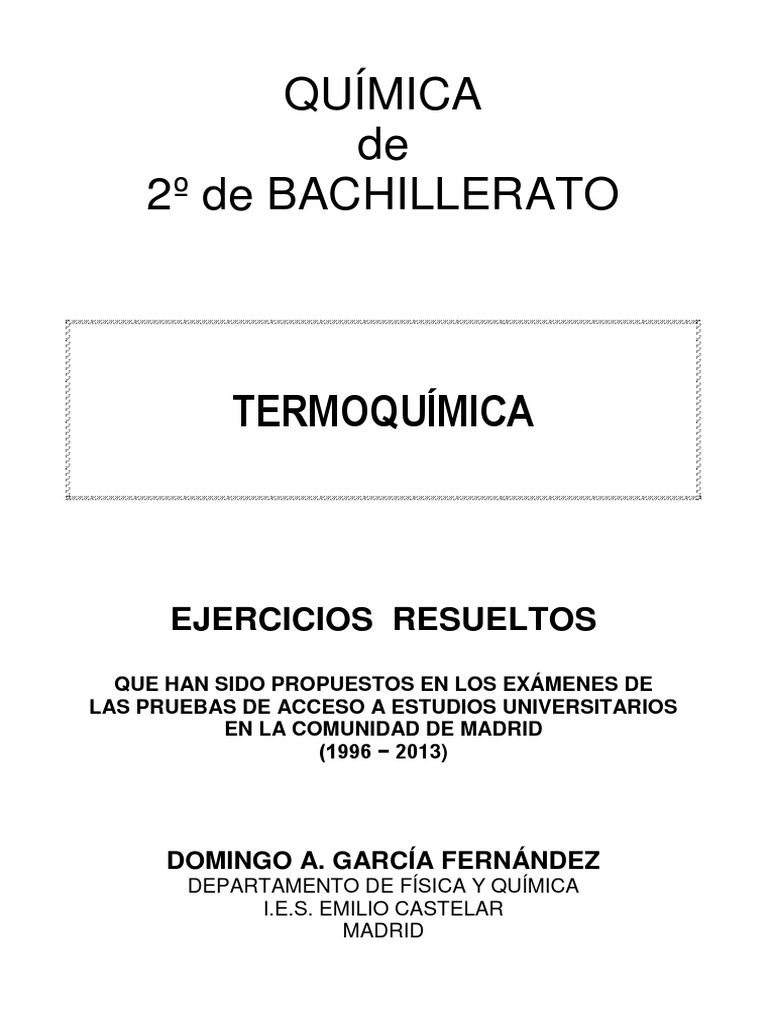 Ejer Termo PAU Madrid PDF | PDF | Combustión | Entalpía