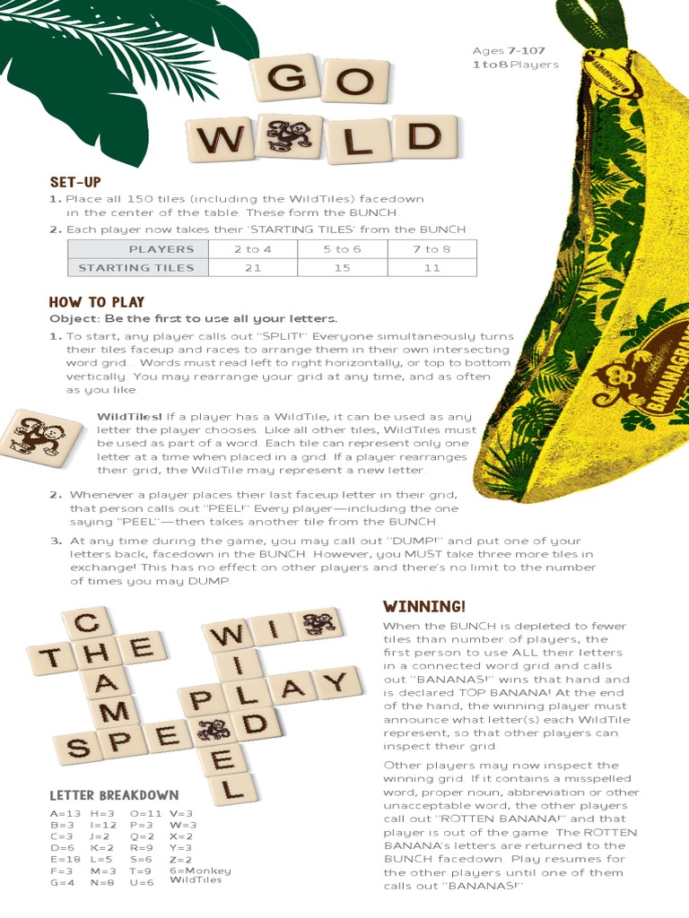 Wild Tiles Rules | PDF