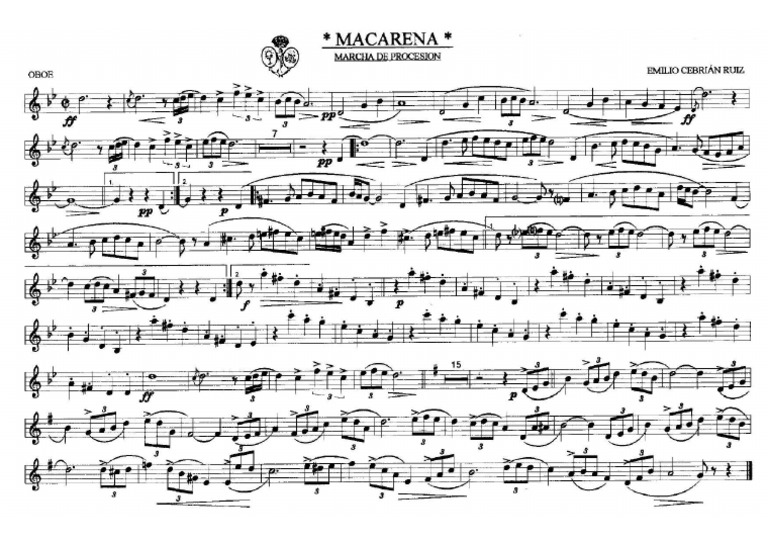 Macarena de Cebrian - Oboe | PDF