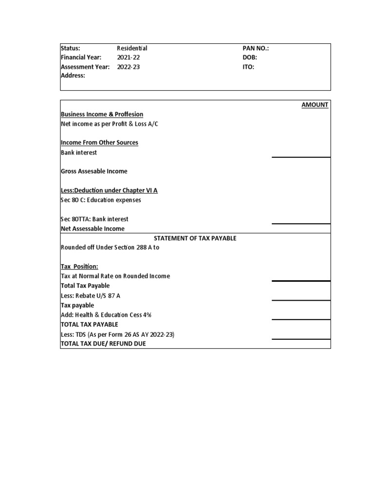 Computation Format 2 Pdf