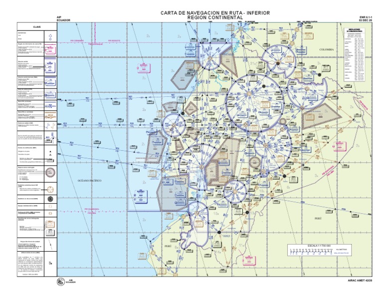 CARTA RUTA INFERIOR DIC-2020 | PDF | Radio | Aviación