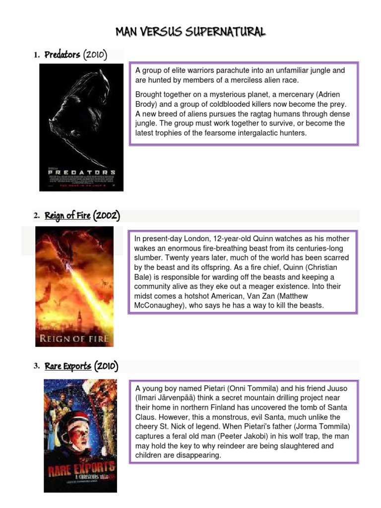 Man Versus Supernatural | PDF