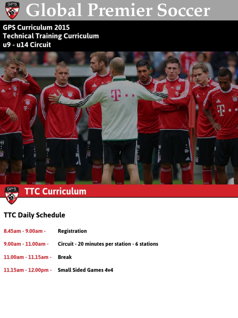TTC Curriculum - U9 - U14 Circuit | PDF | Football Codes | Athletic Sports