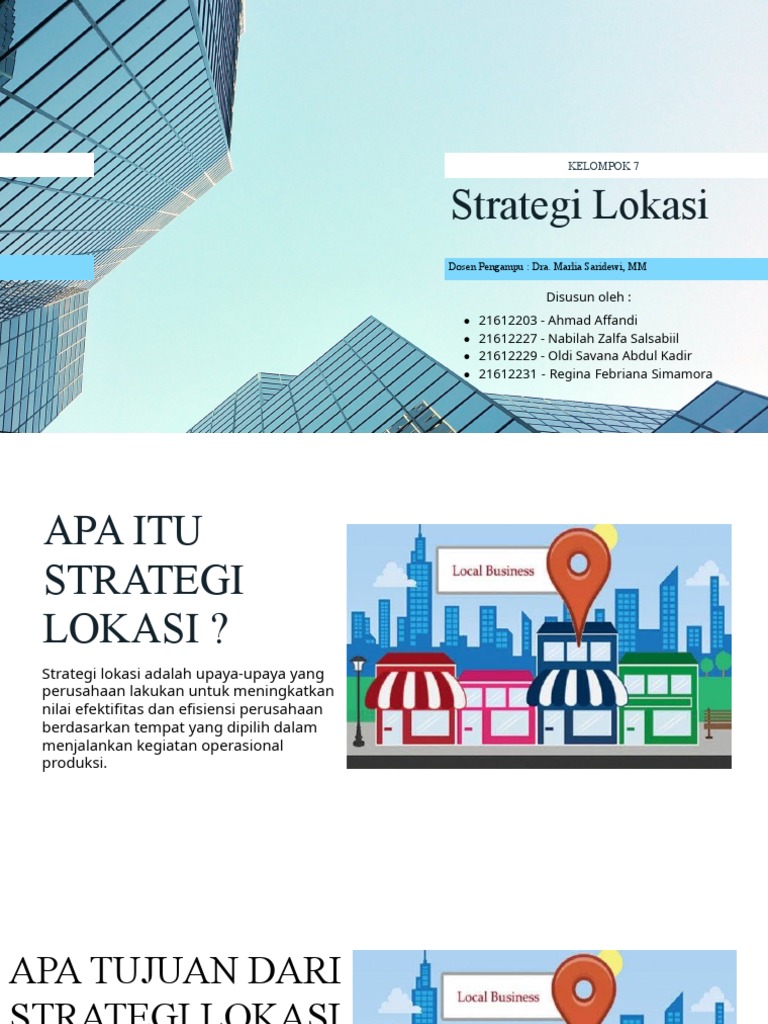 Strategi Lokasi untuk Efisiensi Bisnis | PDF