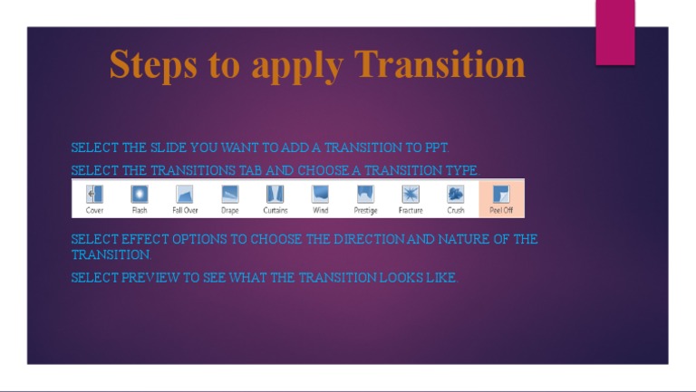 Transition PPT | PDF