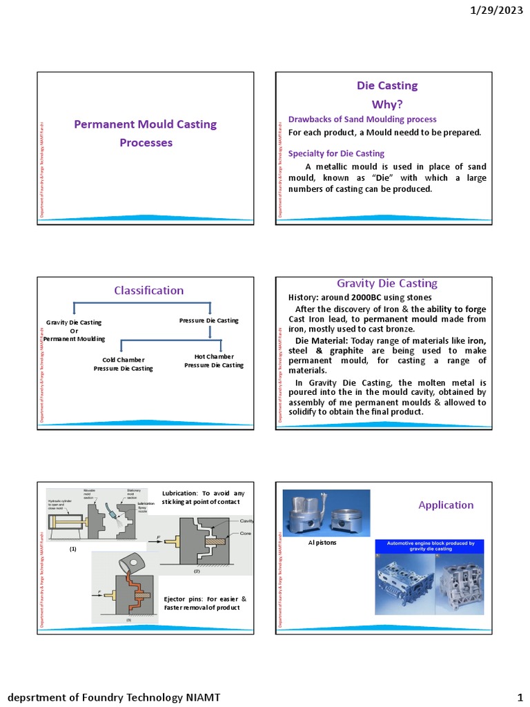 Die Squeeze Casting PDF | Download Free PDF | Foundry | Casting (Metalworking)