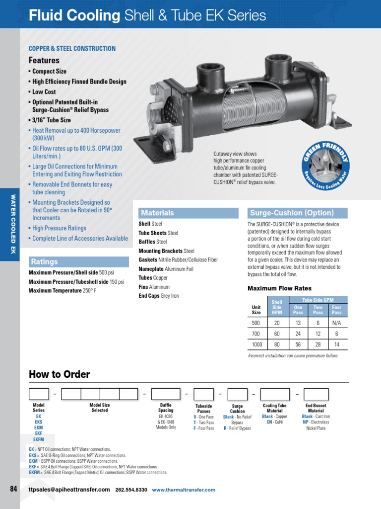 Thermal Transfer-Ek | PDF | Horsepower | Pipe (Fluid Conveyance)