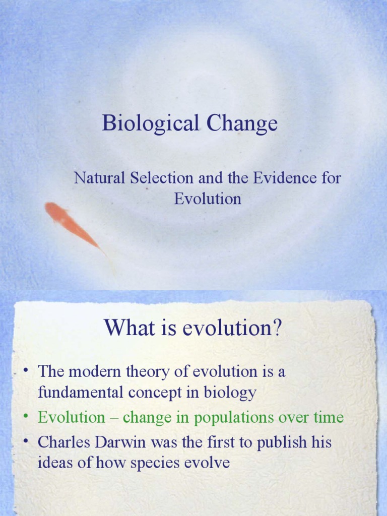 Evolution - PPT | PDF | Evolution | Natural Selection