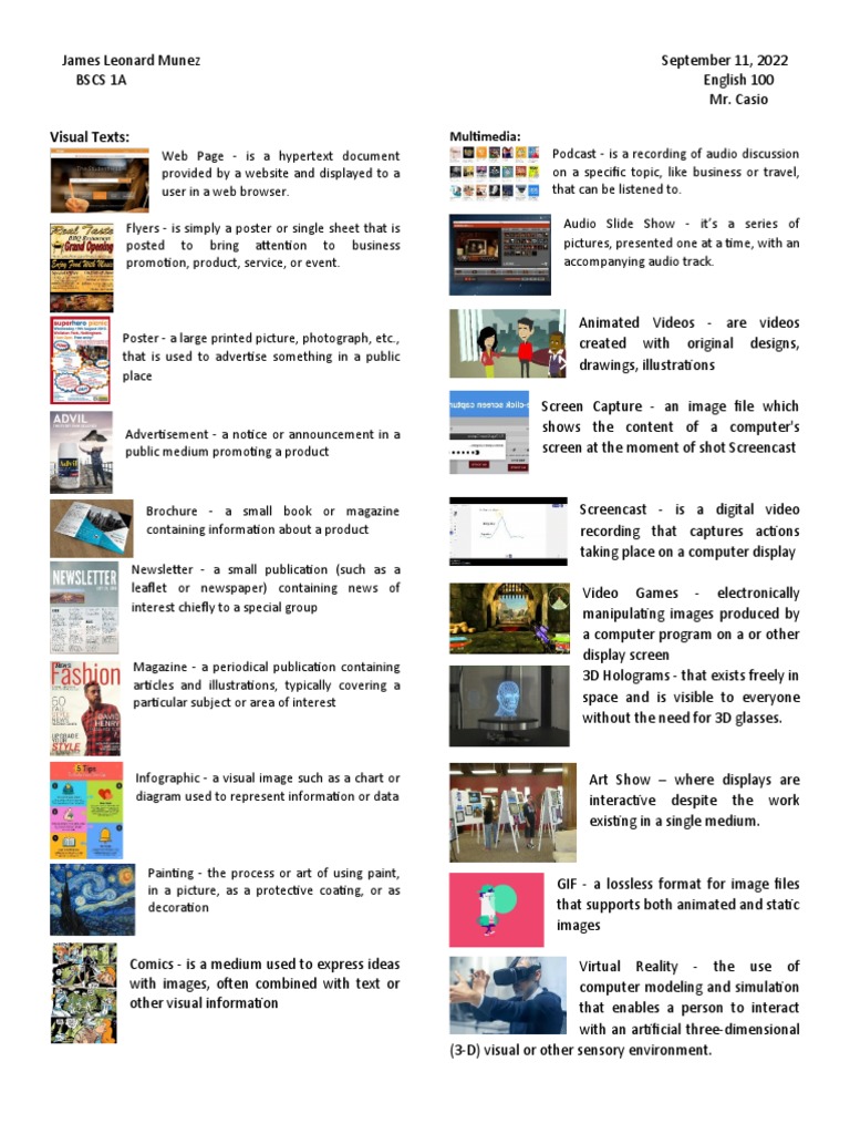 Visual Texts | PDF | Image | 3 D Computer Graphics