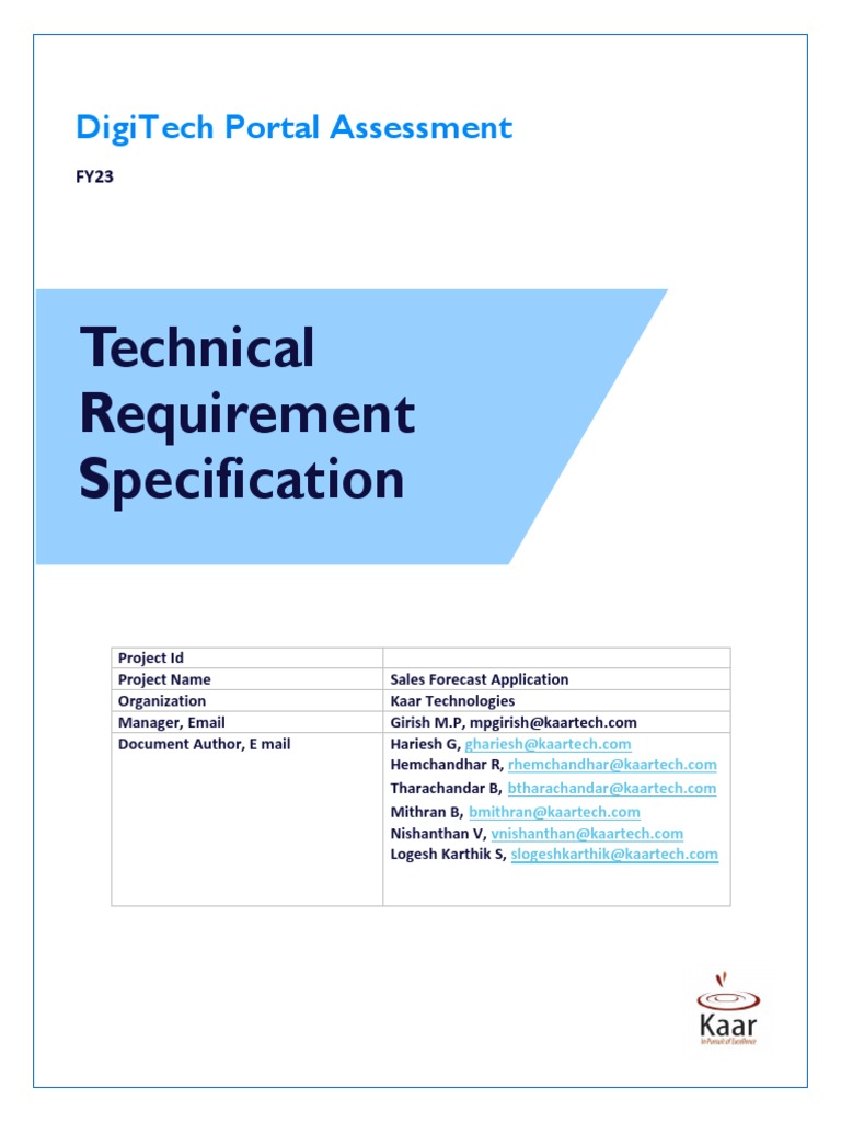 FY23 DigiTech-FRS | PDF | Prediction | Data