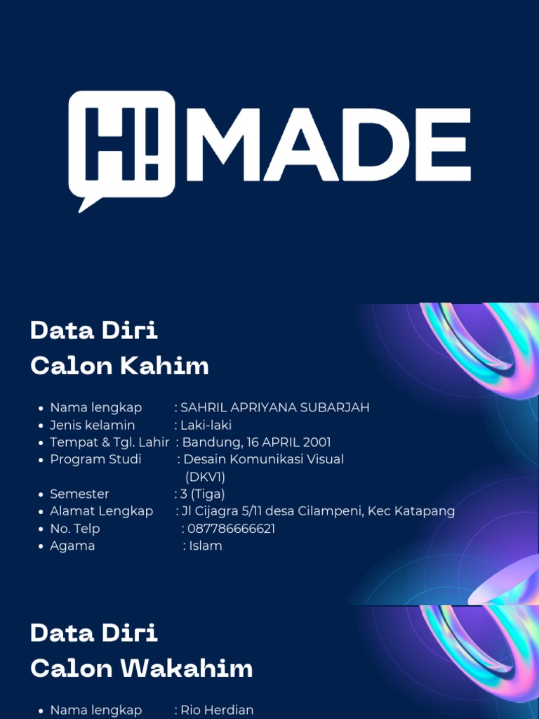 Blue Purple Futuristic Modern 3D Tech Company Business Presentation | PDF