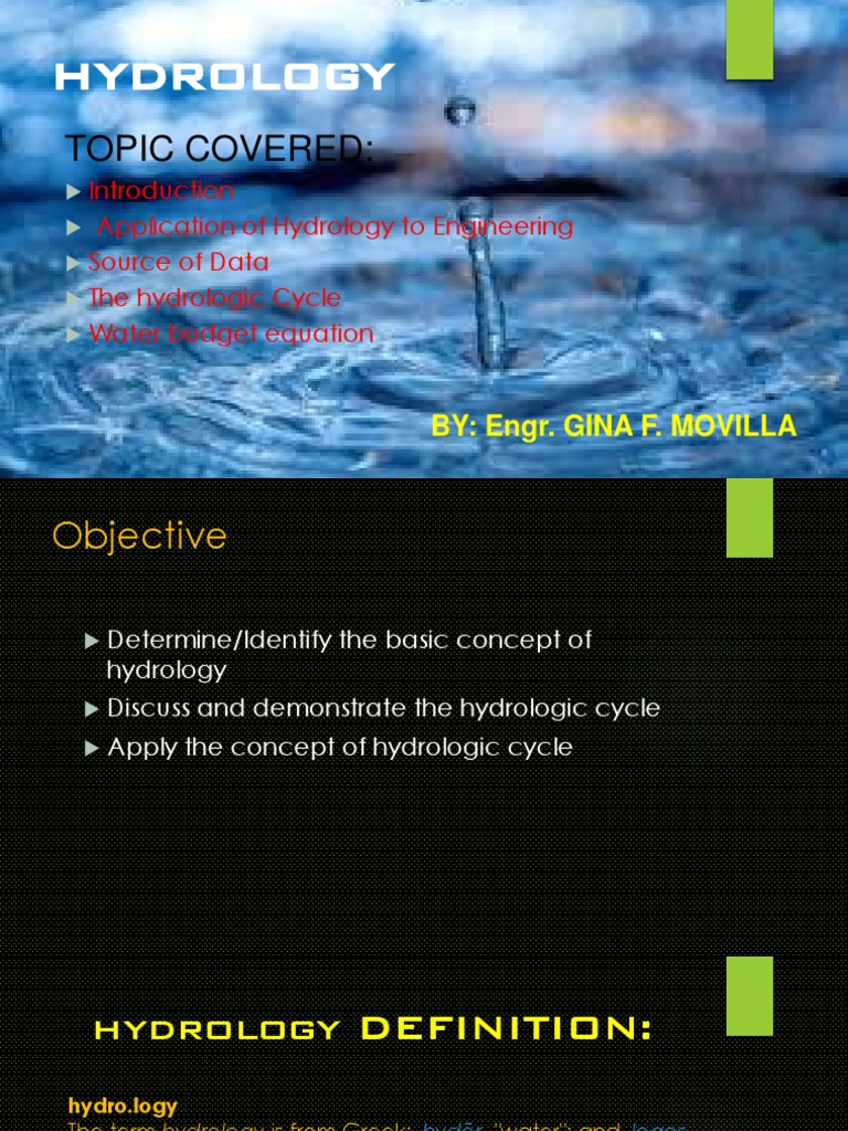 Intro Hydr 2 PDF | PDF | Hydrology | Water Cycle