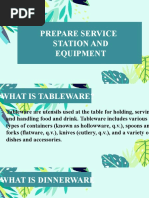 Fbs Basic Types of Tablewares 1 | PDF | Tableware