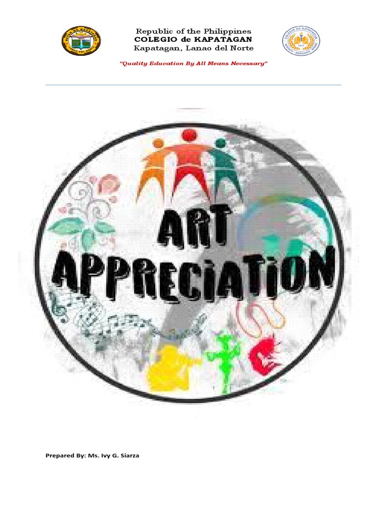 Module 2 - Art Appreciation | PDF | Drawing | Paintings