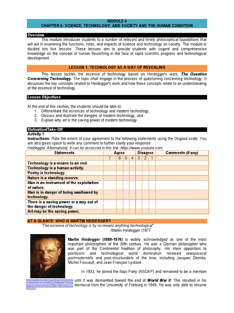 Module 4 STS | PDF | Facebook | Aristotle