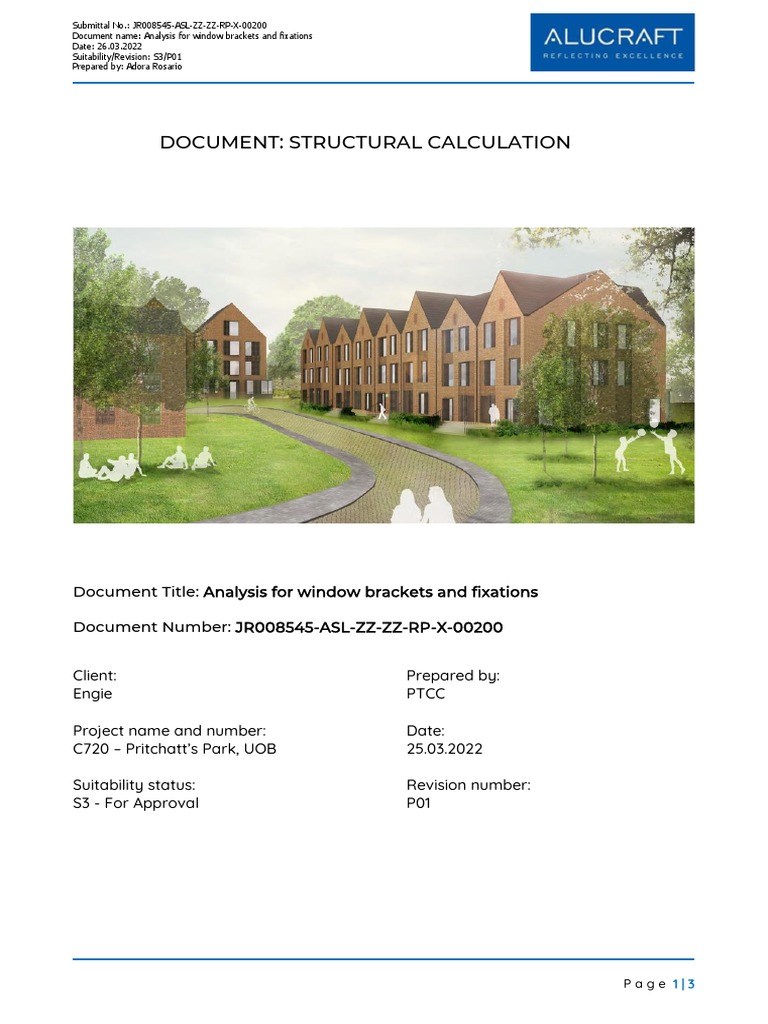 Document: Structural Calculation | PDF | Screw | Strength Of Materials