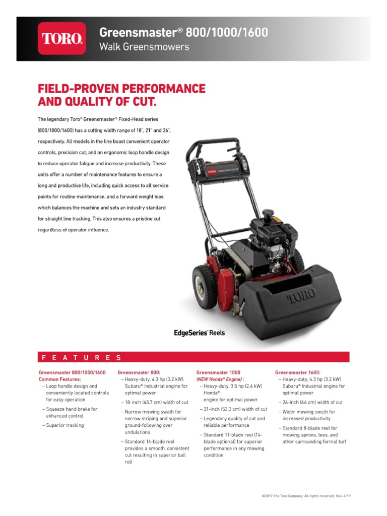 GR1000 M0del 04055 | PDF