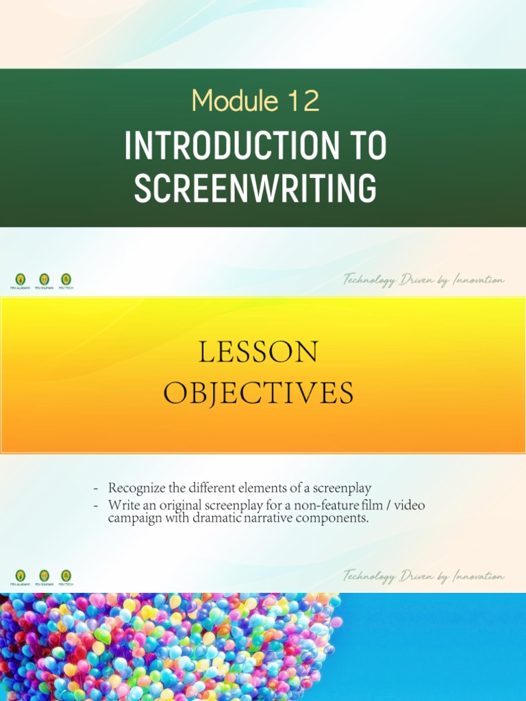 Introduction To Screenwriting | PDF | Screenplay | Screenwriting