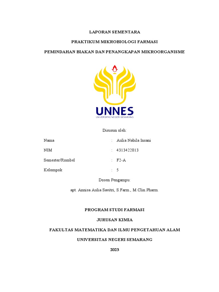 Praktikum Iv - Pemindahan Biakan Dan Penangkapan Mikroorganisme-1 | PDF