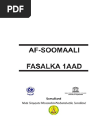 Somali Alphabet Overview and Examples | PDF | Language Arts & Discipline