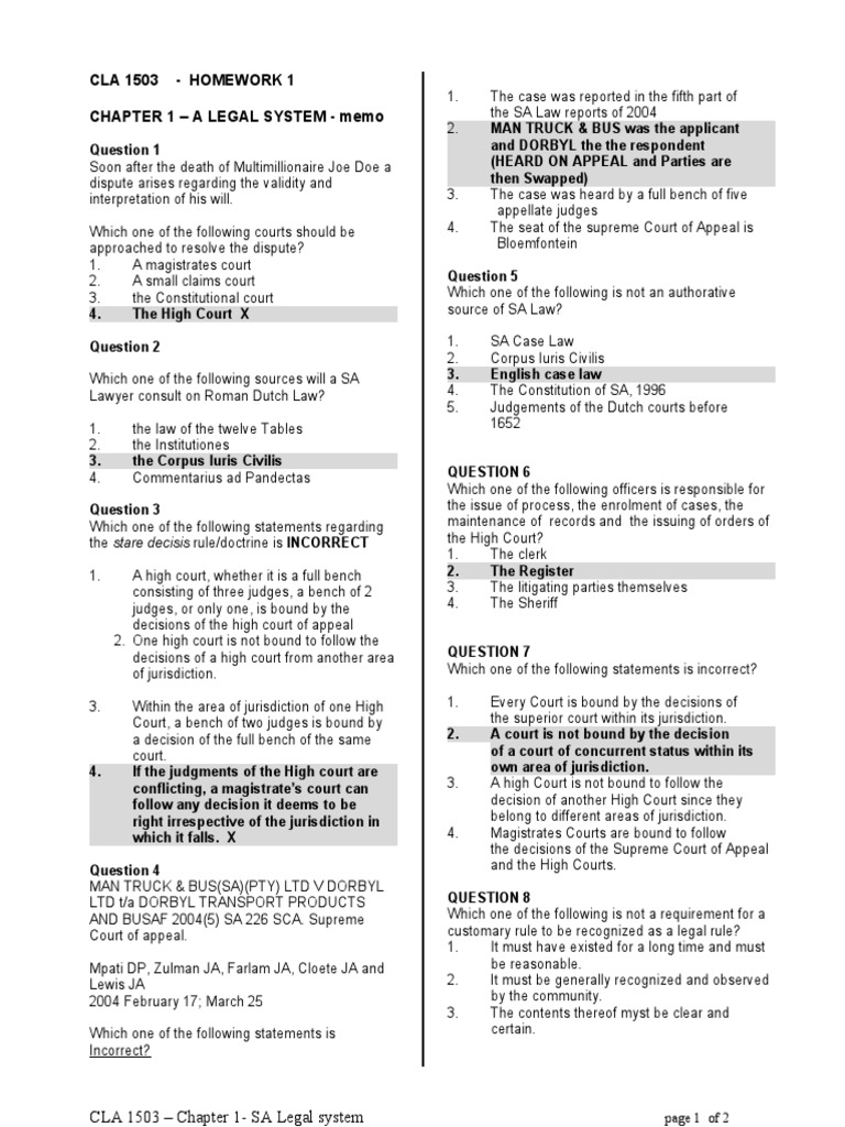 Magistrate Court Citations in SA Law | PDF | Precedent | Obiter Dictum