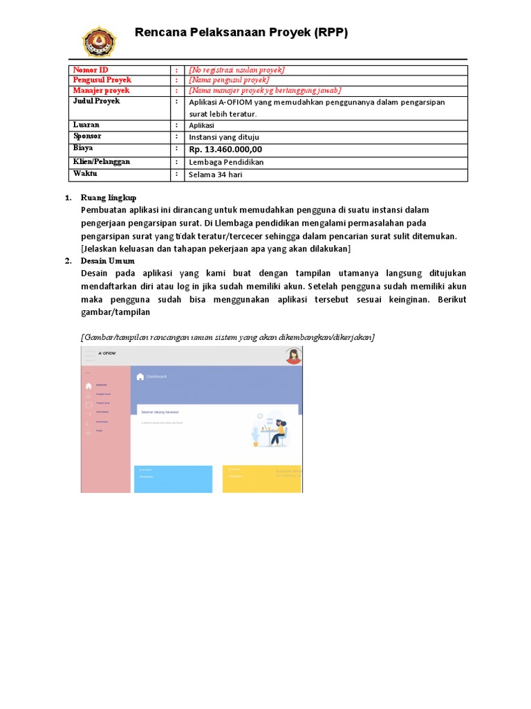 Format Rencana Pelaksanaan Proyek (RPP) Salinan | PDF | Komputer