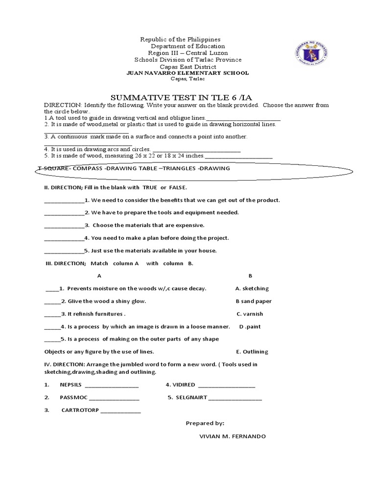 ST - Tle 6 - Q3 | PDF