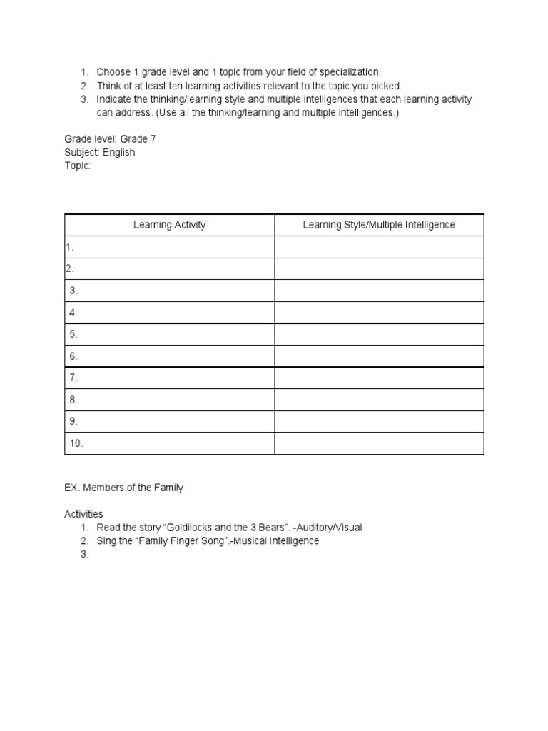 Niña Grace Torres - Faci Prelim Act 3 | PDF | Intelligence | Autism ... Niña Grace Torres - Faci Prelim Act 3 | PDF | Intelligence | Autism ...