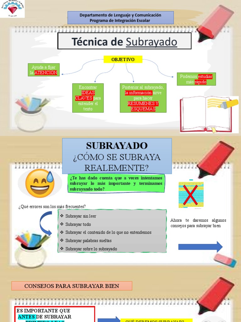 SUBRAYADO | PDF | Sumario abstracto) | Comunicación